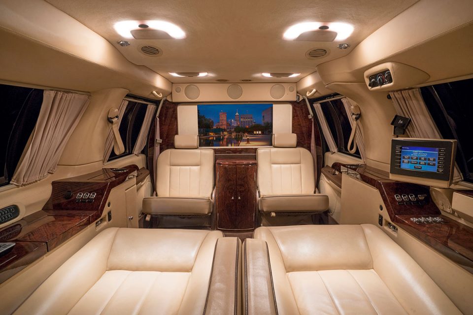 Ford Excursion Interior FTE Member Builds Cummins Powered Excursion